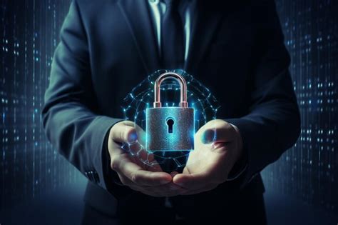 premium photo securing business and financial transactions protecting data through