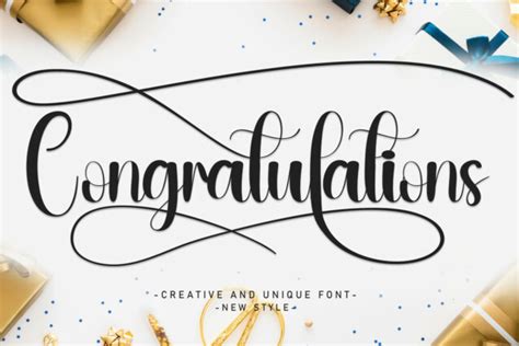 Congratulations Script Font Download Free Font