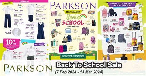 Parkson Back To School Promotion Catalogue 7 Feb 2024 13 Mar 2024