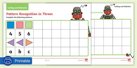 Grade R Pattern Recognition Threes Teacher Made Twinkl