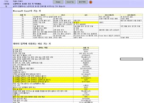 엑셀 실무 적용 백과사전 파일 제공 드립니다 크몽