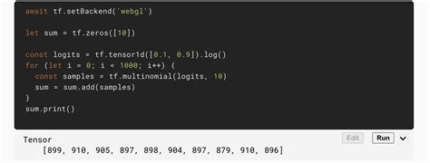 1st Sample From Tfmultinomial Is Always Zero In Webgpu Backend · Issue 8057 · Tensorflowtfjs