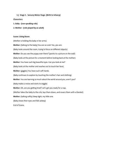 Ped 101 Group 1role Play Script Pdf Reason
