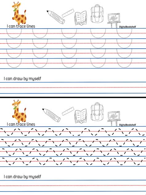 Tracing Line Template Pdf