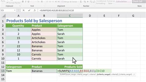 Cách Dùng Hàm Sumif Sumifs Trong Excel Chi Tiết 2025