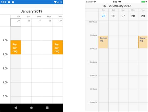Xamarin Calendar Recurring Appointments And Scheduling Dialog
