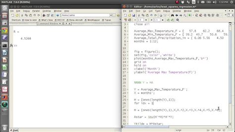 MATLAB Help Least Squares Regression YouTube