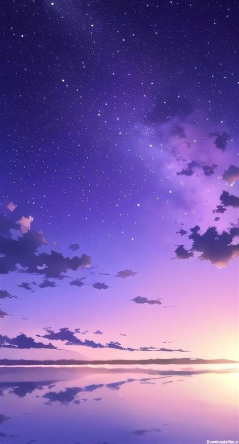 عکس پس زمینه گوشی اسمان شب