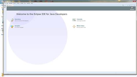 The Hello World Program In Java Using Eclipse Luna Youtube