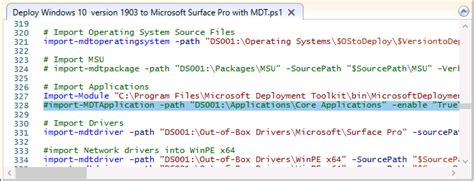 How Can I Use Powershell To Automatically Deploy Windows 10 Version 1903 With Mdt Microsoft