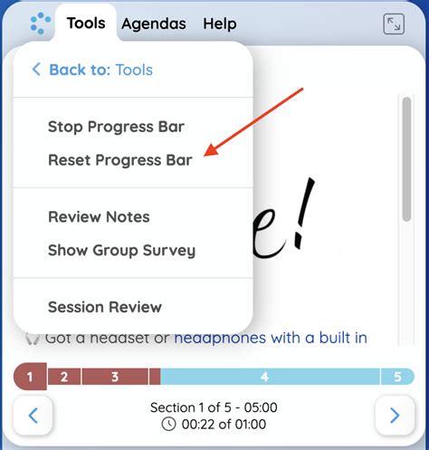 Reset Your Progress Bar Circl Es