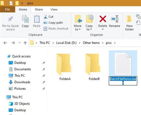 How To Create And Use A Batch File To Move Multiple Files In Windows 10