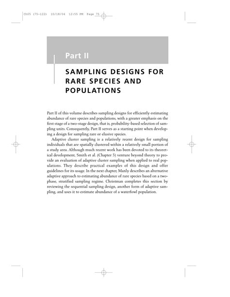 PDF Application Of Adaptive Sampling To Biological Populations