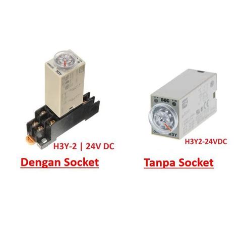 Jual Timer H3y 2 H3y 4 H3y 2 H3y 4 12v 24v Dc 60s 1min Delay Relay