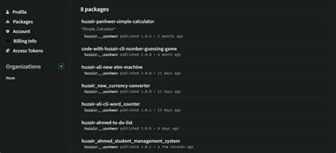 Huzair Ahmed Panhwer On Linkedin Npm Developertools