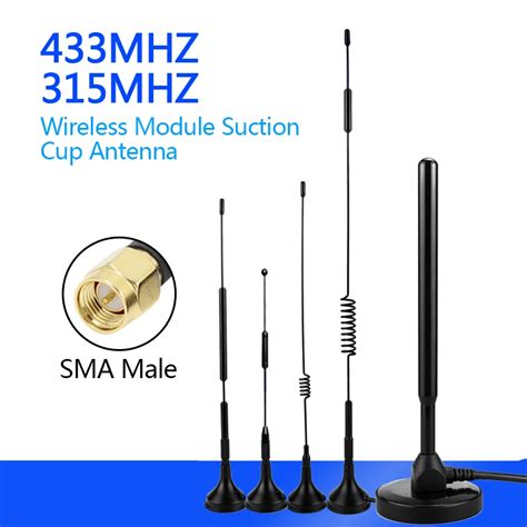 Gws Lora 433mhz 315mhz 470mhz Sma Male Wireless Module Omnidirectional Lorawan Sucker Antenna 3m