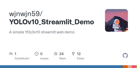 Github Wjnwjn59yolov10streamlitdemo A Simple Yolov10 Streamlit Web Demo