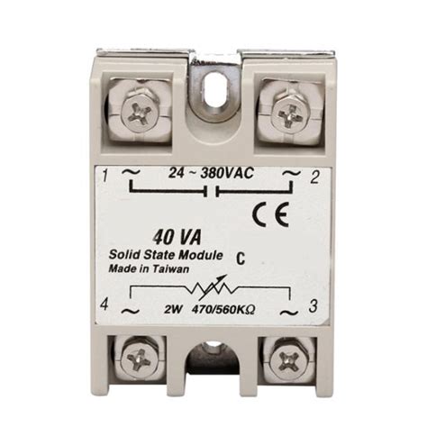 40a Solid State Relay Input 2w 470 560kΩ Output 24380vac Resistance
