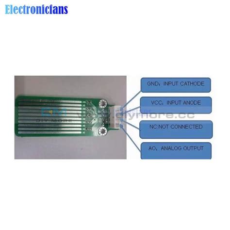 Dc 5v Water Level Detection Board Raindrop Liquid Depth Analog Sensor