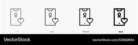 Sms Icon Thin Light Regular And Bold Style Design Vector Image