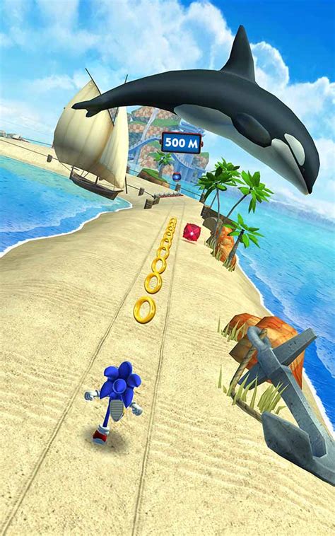 Sonic Dash MOD APK Unlimited Rings For Android