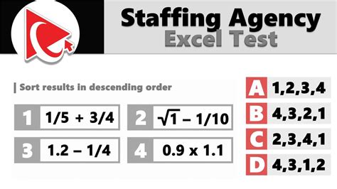 Excel Test Practice Assessment Tests