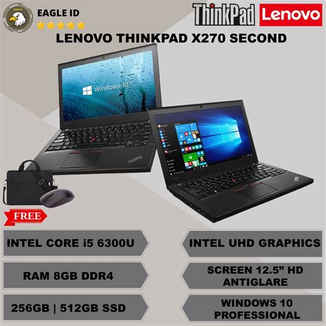 Jual Laptop Lenovo Thinkpad X Intel Core I U Ram Gb Gb Ssd Second Shopee Indonesia