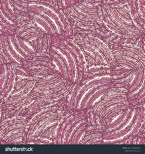 Seamless Abstract Geometric Pattern Random Arcuate Stock Vector