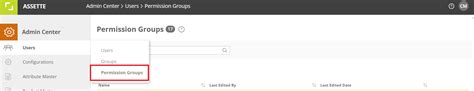 How To Create And Assign Permission Groups Assette Support