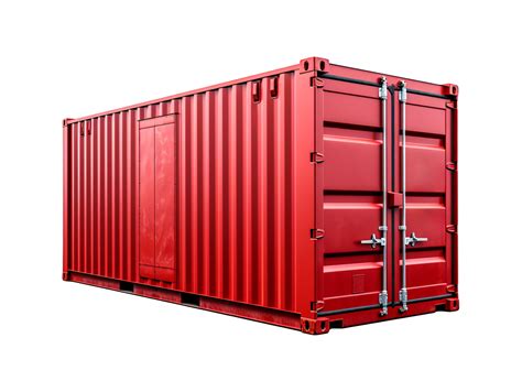 AI Generated Logistics Container Object Png File PNG