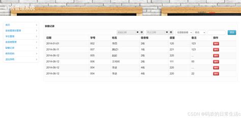 【javaee servlet jsp mysql】宿舍管理系统（附源码 数据库脚本） 基于jsp lay servlet javabean