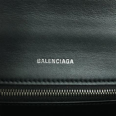 Balenciaga Hourglass Black Leather Ref1139905 Joli Closet