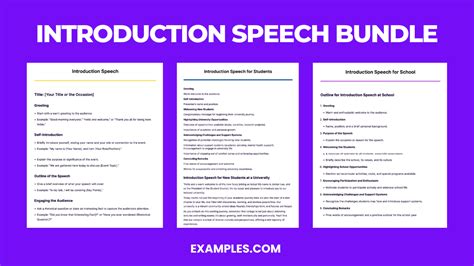 39 Introduction Speech Examples To Download