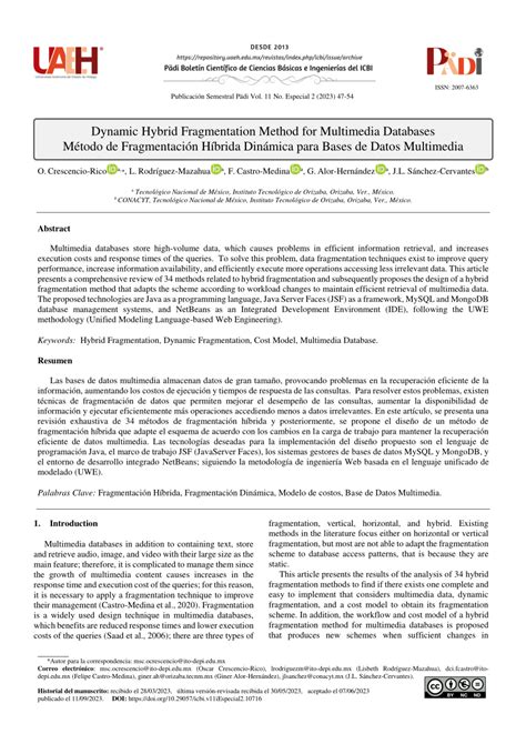 pdf dynamic hybrid fragmentation method for multimedia databases