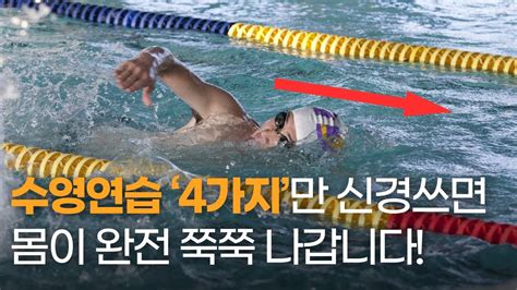 여러분의 수영 실력을 한 단계는 향상시켜 줄 훈련용 장비 구비하는 방법실력을 올릴 수 있는 필수 장비꿀 템 추천