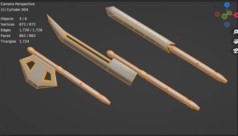 Simple Mêlée Weapon Pack Low Poly 100 Procedural Texture Cgtrader