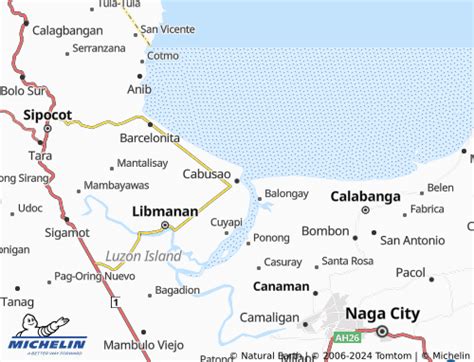 Michelin Cabusao Map Viamichelin