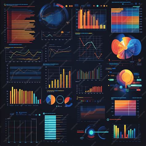 A Visualization Of Data Analytics With Charts Graphs And Dashboards Premium Ai Generated Image