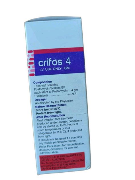 Fosfomycin Sodium Injection At Rs 5000 Vial Fosfomycin Injection In