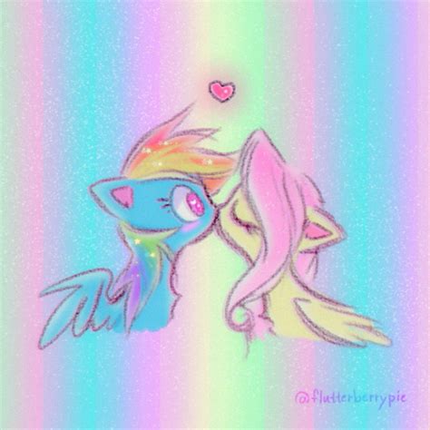3443050 Safe Alternate Version Artist Flutterberrypie Fluttershy Rainbow Dash Pegasus