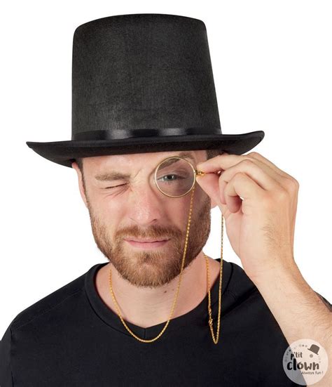Monocle Avec Chaine En Metal Or Ptit Clown 21077 Boumba Boutique D