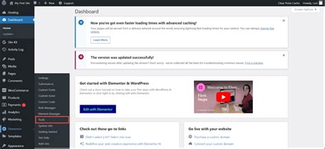 Remove A Kit Elementor
