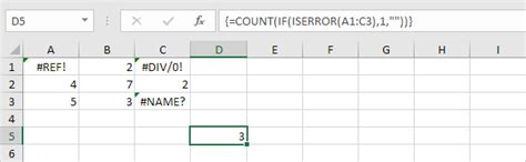Count Errors In Excel Step By Step Tutorial