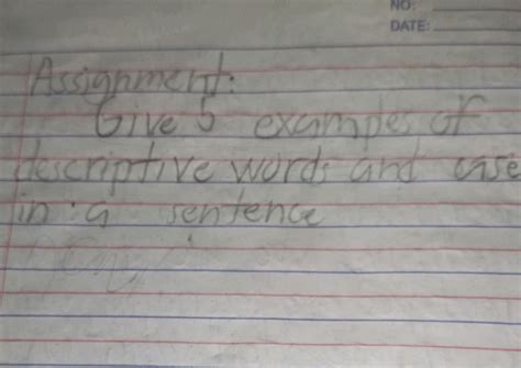 Assignment Give 5 Examples Of Descriptive Studyx