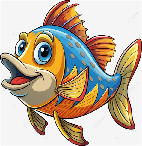 可愛的卡通魚 向量 鱼 矢量藝術 卡通魚向量圖案素材免費下載，png，eps和ai素材下載 Pngtree