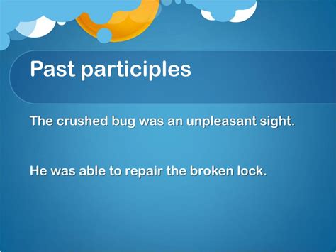 Ppt Understanding Verbs Gerunds Participles And Infinitives