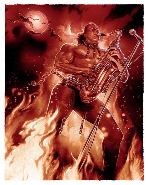 Incredible Print Immortalizes The Lost Boys Sax Man Plus Replica