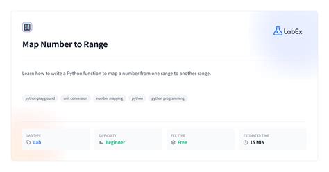 Mapear Números Para Diferentes Intervalos Python Labex