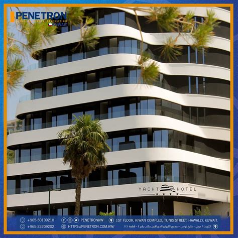 Penetronkw من مشاريع بنترون في ألبانيا فندق اليخوت وصف