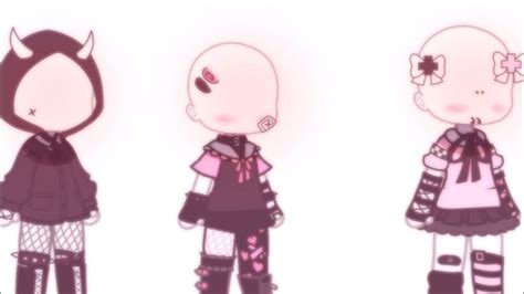 🖤gacha Outfits Idea💡 🤍 Club Outfits Kawaii Goth Outfits Pastel Goth